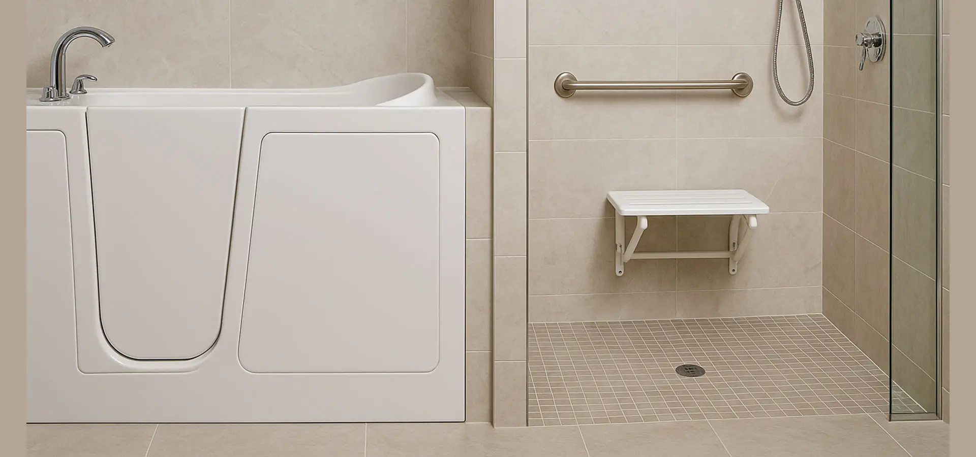Walk-In Tubs vs. Curbless Showers: Which is Better? - Bathtub Made New